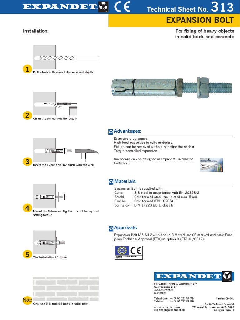Anchor Bolts | PDF | Screw | Joining