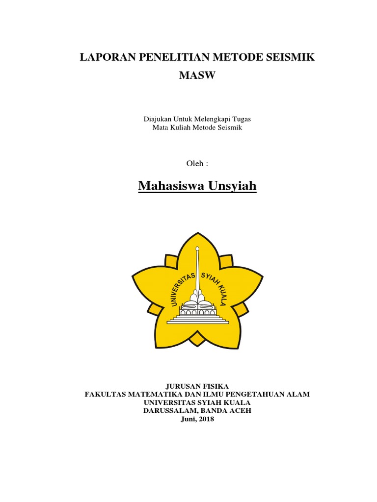 Metode Seismik MASW: Analisis dan Aplikasi | PDF | Sains & Matematika ...