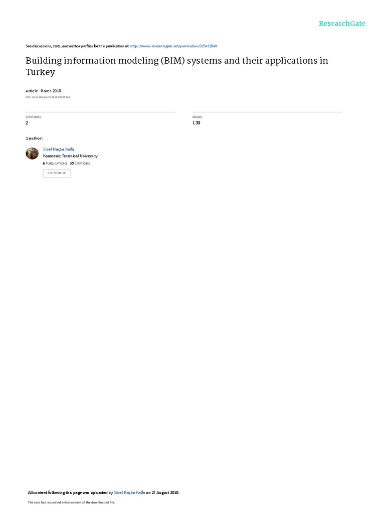 Building Information Modeling BIM Systems and Thei | PDF | Building ...