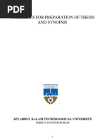 KNUST Thesis Guide | PDF | Thesis | Writing