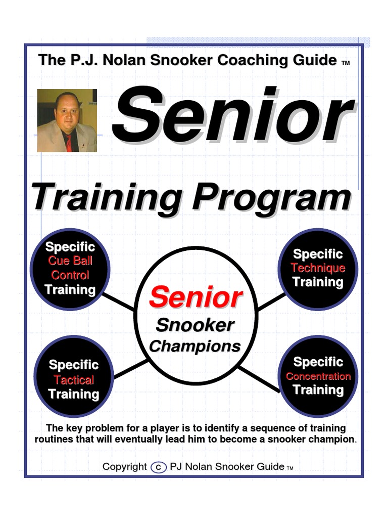 The P.J. Nolan Snooker Coaching Guide (Senior) PDF | PDF | Snooker ...