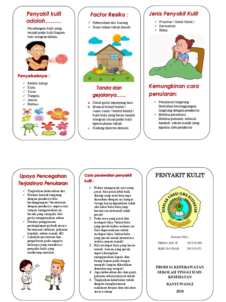 Leaflet Penyakit Kulit | PDF