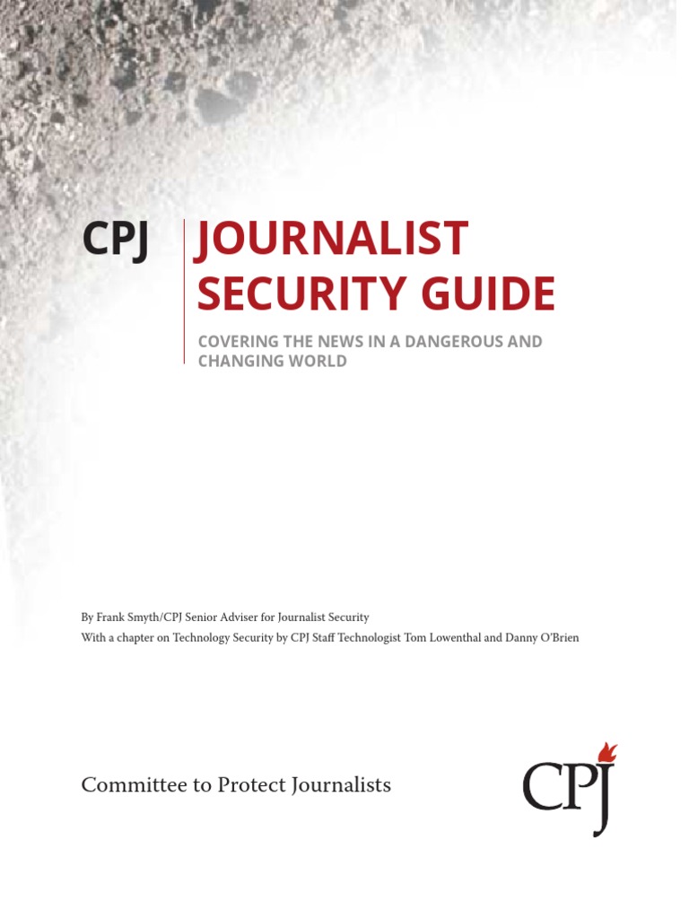 Journalist Security Guide - CPJ | PDF | Journalism | Vaccination