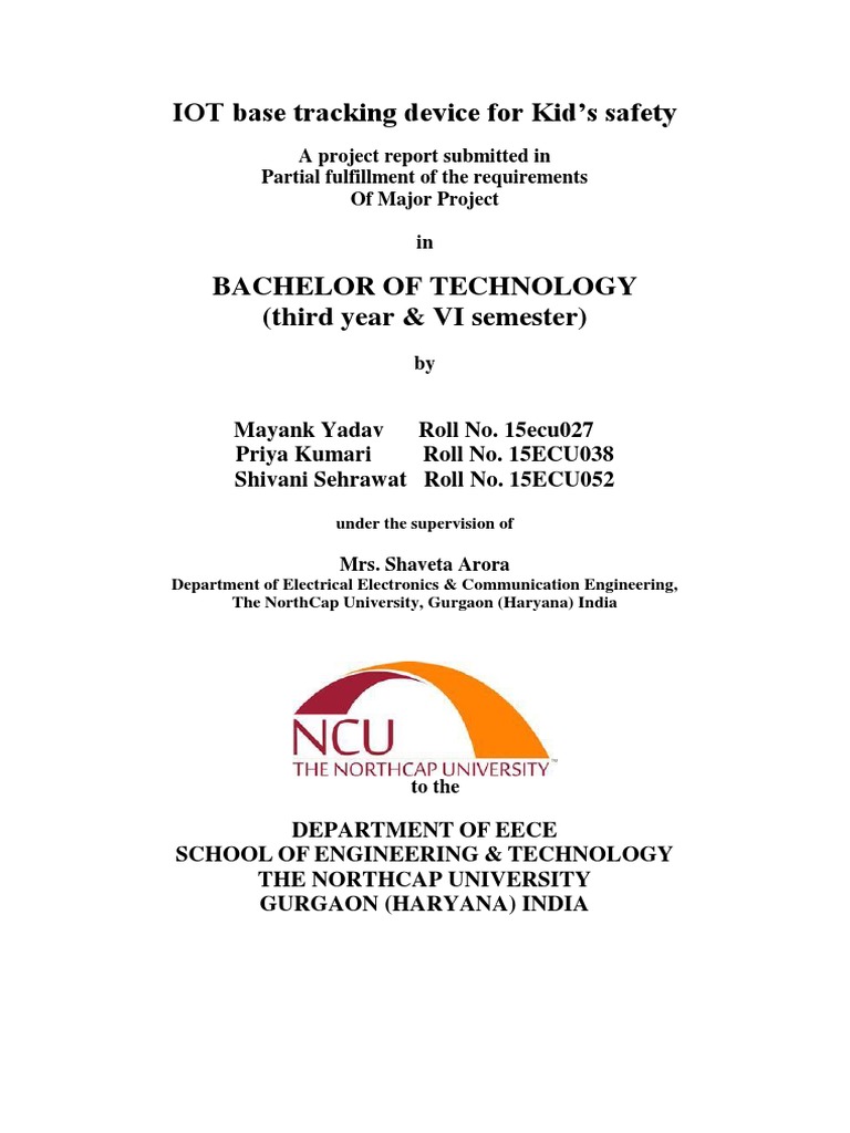 Iot Report | PDF | Global Positioning System | Radio