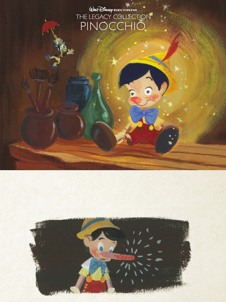 Walt Disney Records The Legacy Collection Pinocio-Booklet | PDF | Walt ...