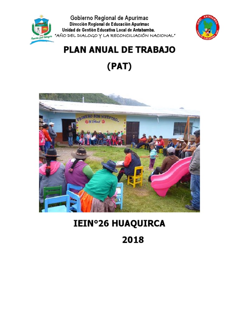 Modelo Pat 2018 para Nivel Inicial | PDF | Evaluación | Maestros