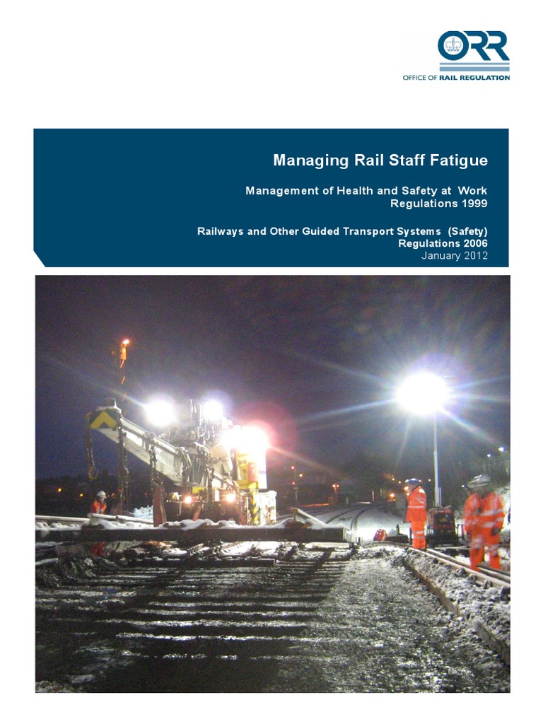 Managing Rail Fatigue | PDF | Shift Work | Risk Management