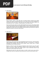 6 Layout Meja Dan Kursi Di Ruang Meeting Sesuai Kebutuhan | PDF