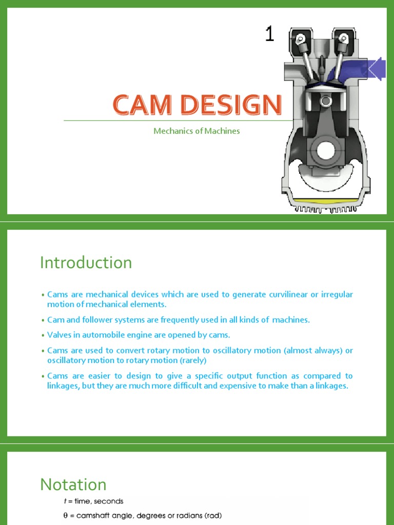 Cam Design | PDF | Mechanics | Physics