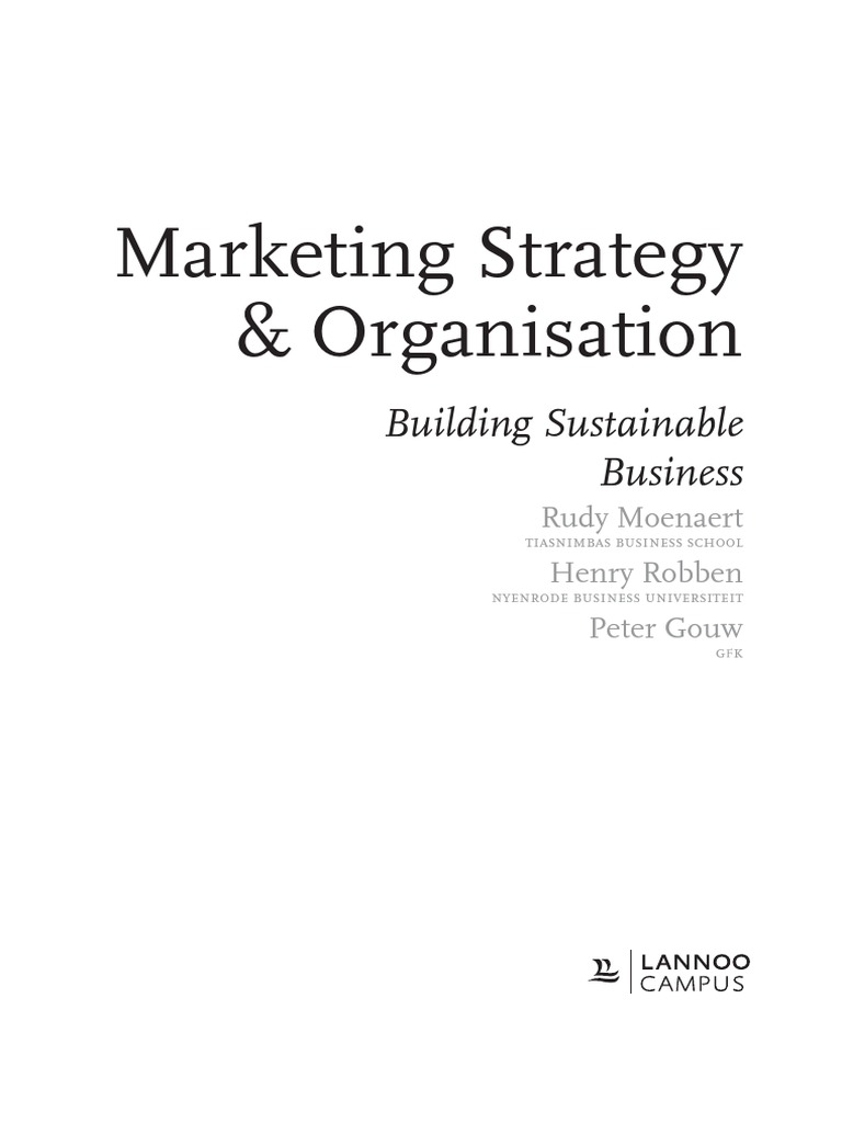 Abell Model-Business Modeling - (Chapter 2 MSO) | PDF | Market ...