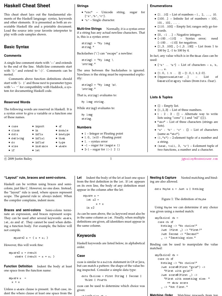 Cheat Sheet | PDF | Data Type | Class (Computer Programming)