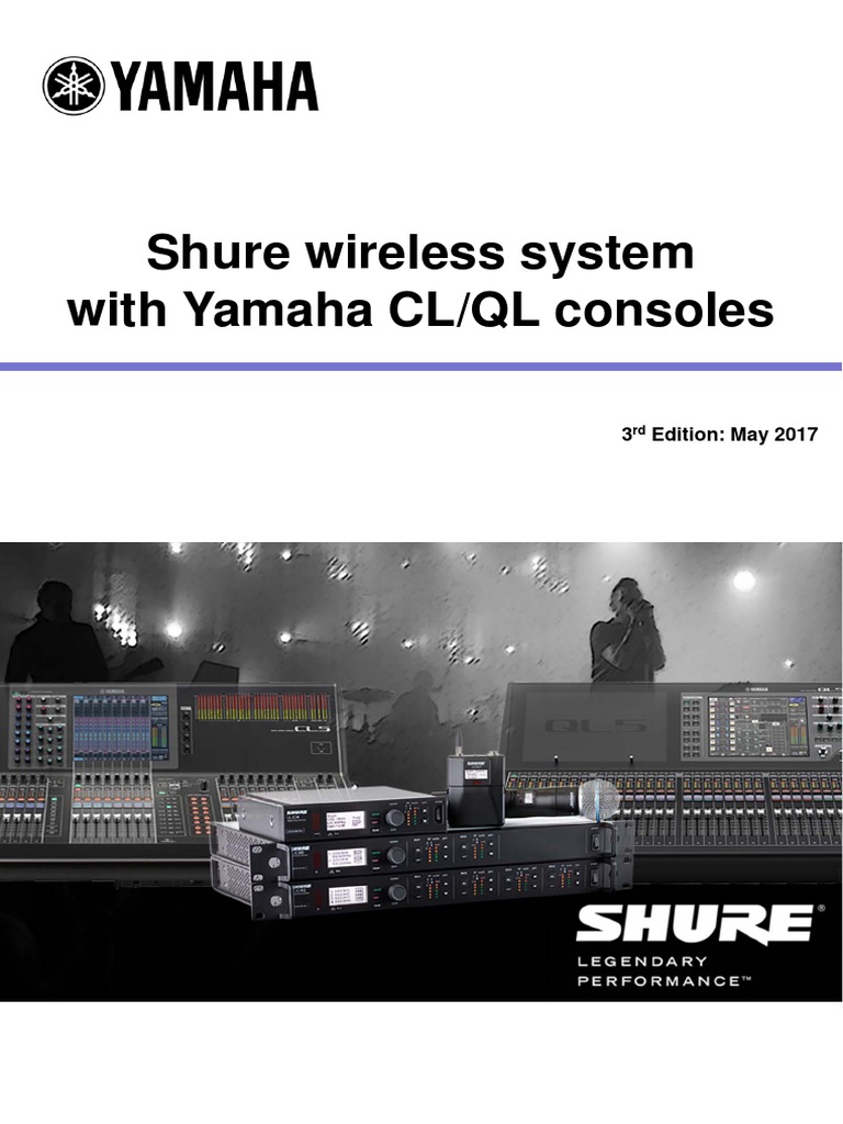 Shure Wireless System With CL/QL | PDF | Ip Address | Network Switch
