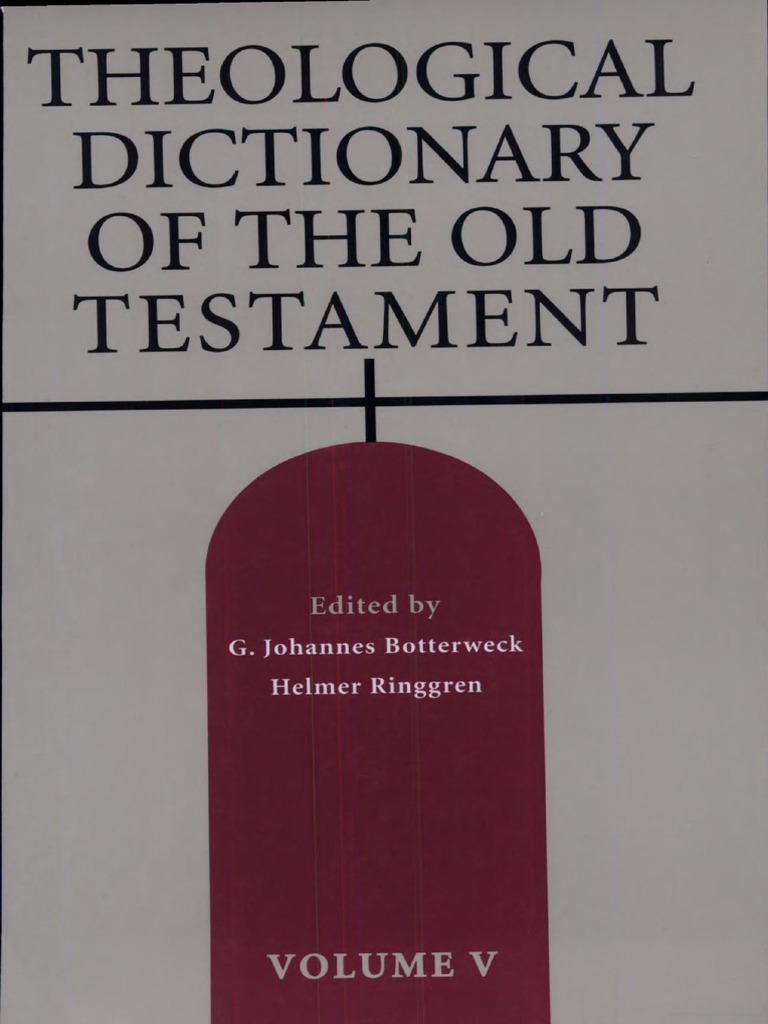 Theological Dictionary of The Old Testament 05 | PDF