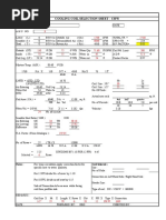 Chilled Water Flow Rate Calculation in FCU | PDF | Latent Heat | Heat