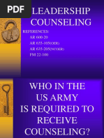 Initial Counseling for Platoon Sergeant | PDF | Non Commissioned ...