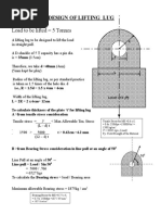 Lifting Lug Design Per ASME BTH-1 | PDF | Civil Engineering | Mechanics