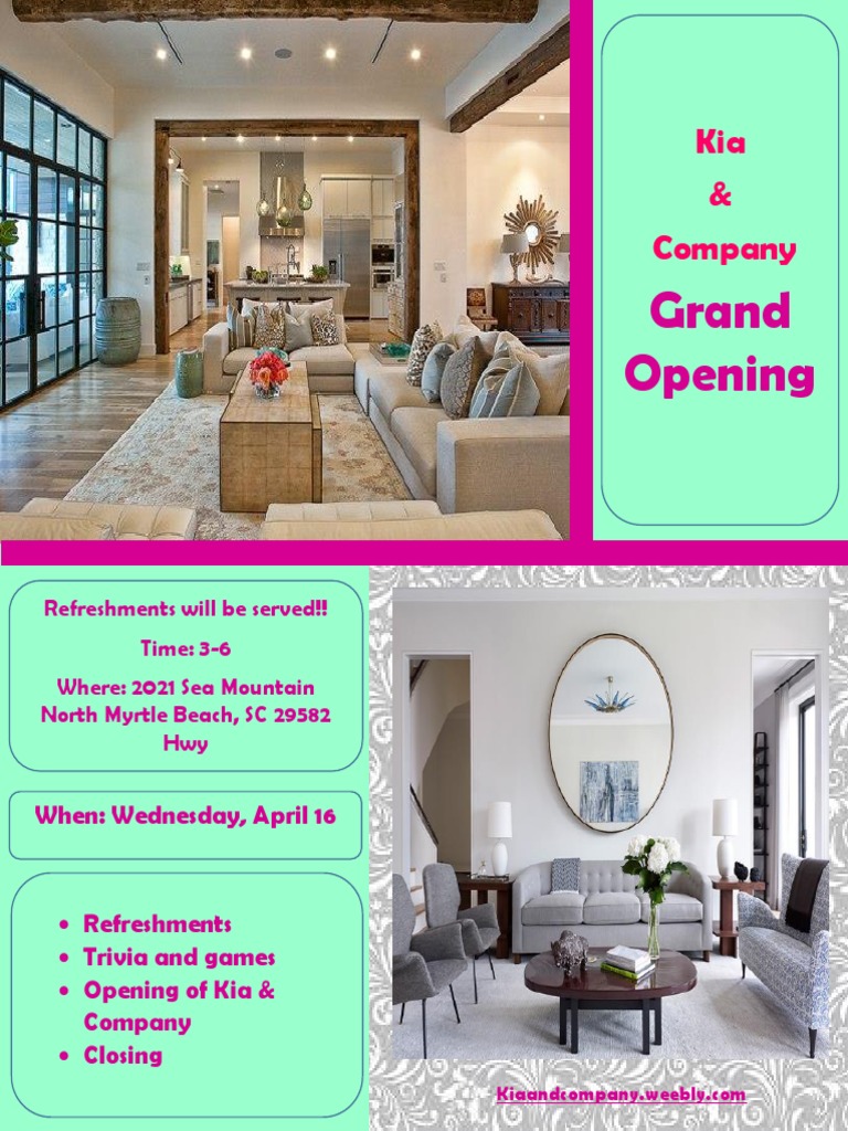 Kia & Company Grand Opening Event | PDF