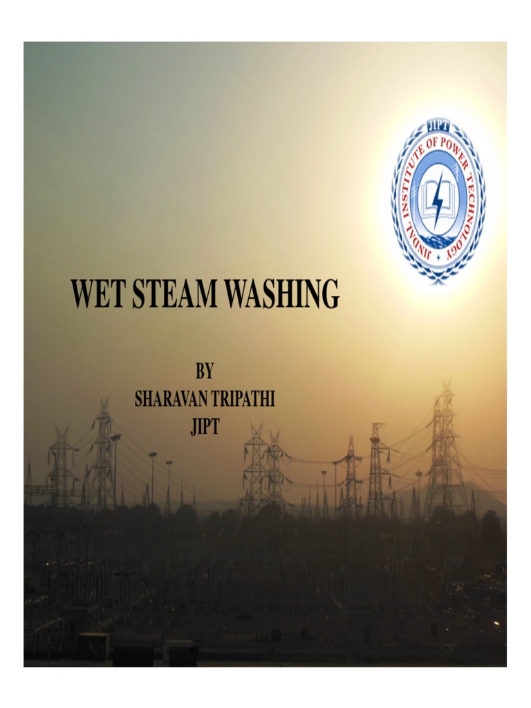 Wet Steam Washing System | PDF | Steam | Turbine