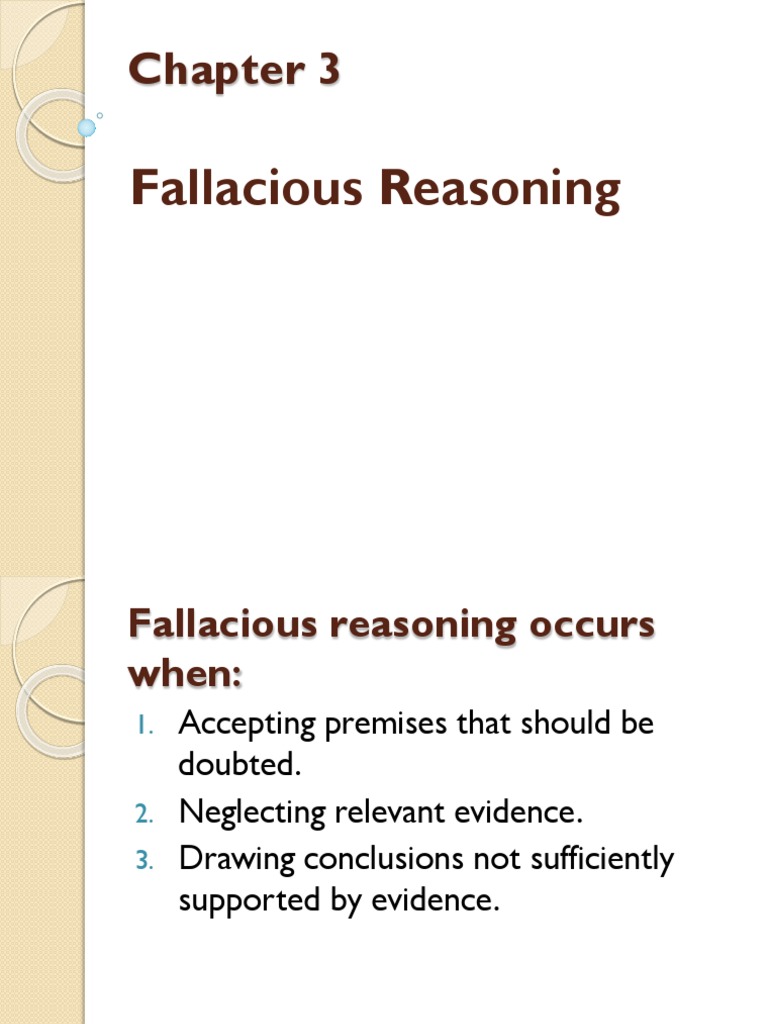 Fallacies Presentation | PDF | Expert | Fallacy