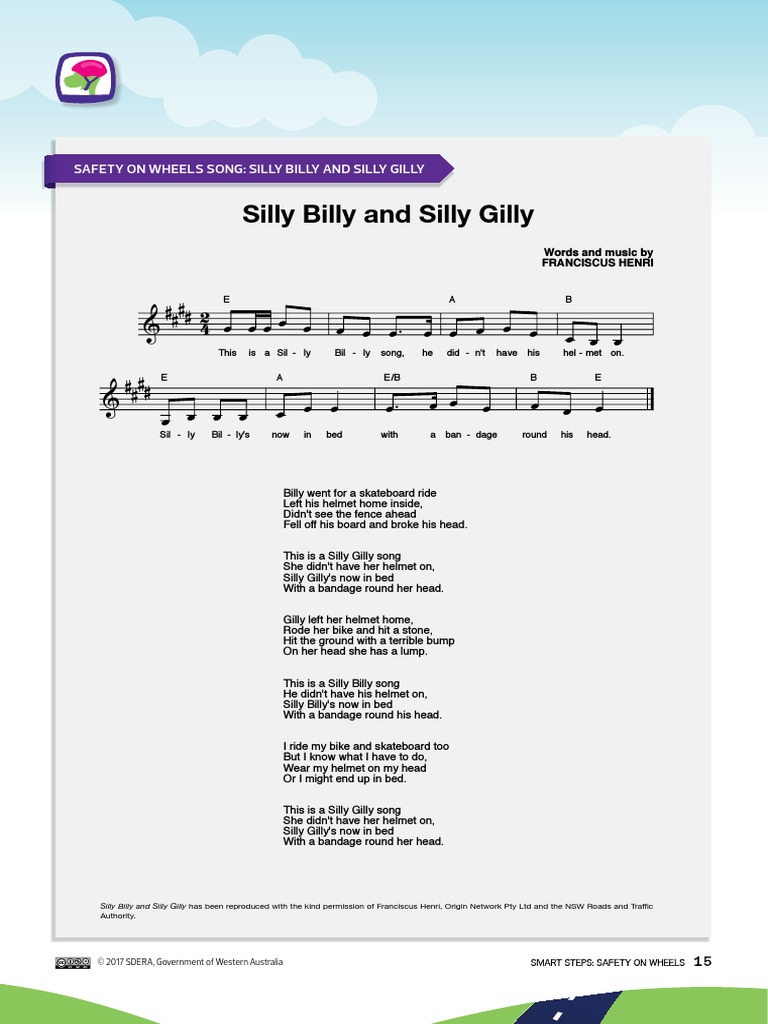 Silly Billy and Silly Gilly Music and Lyrics