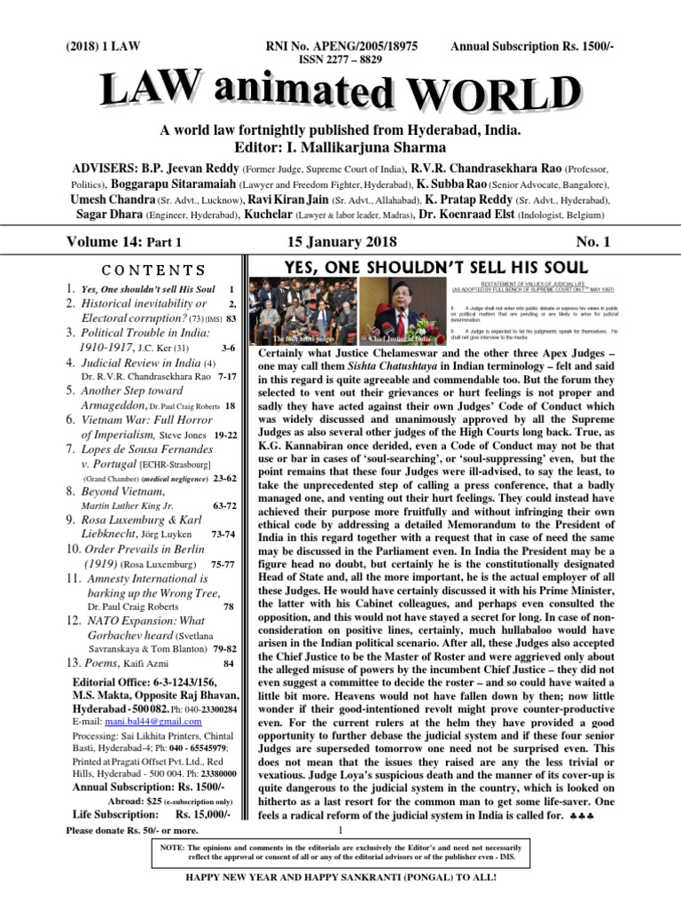 01 15 01 2018 LawTotal | PDF | Constitution | Devolution