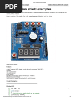 Multi Function Shield Examples | PDF | Arduino | Computer Architecture