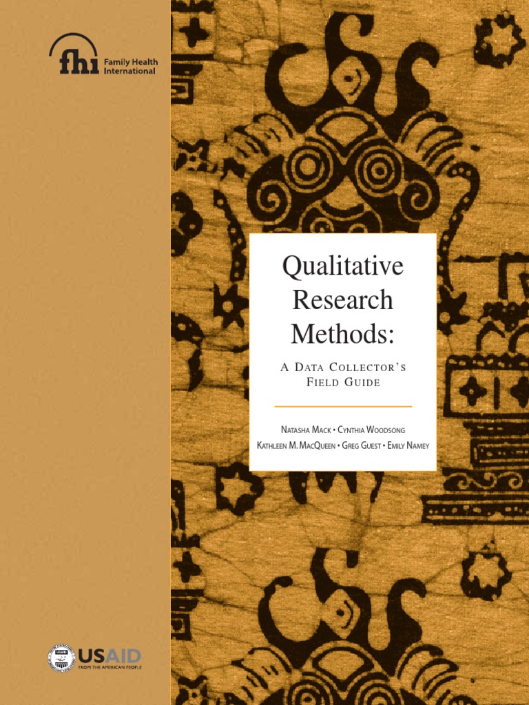 Qualitative Research Methods Participant Observation | PDF ...