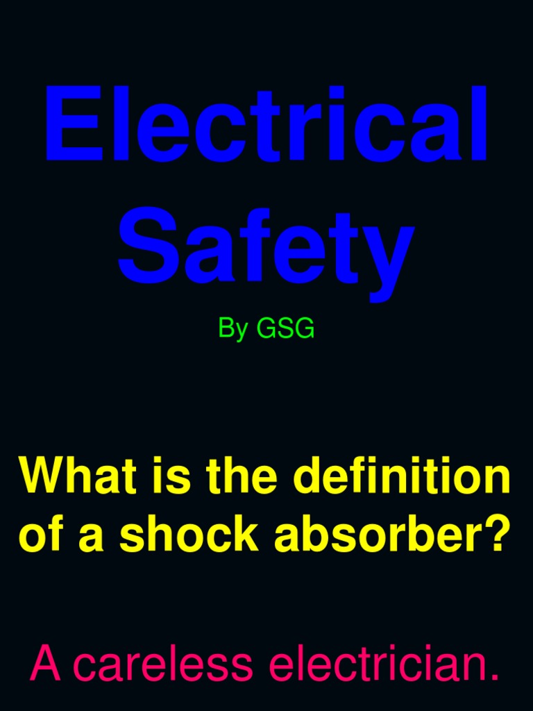 Electrical Safety Guidelines by GSG | PDF | Electricity | Electric Current