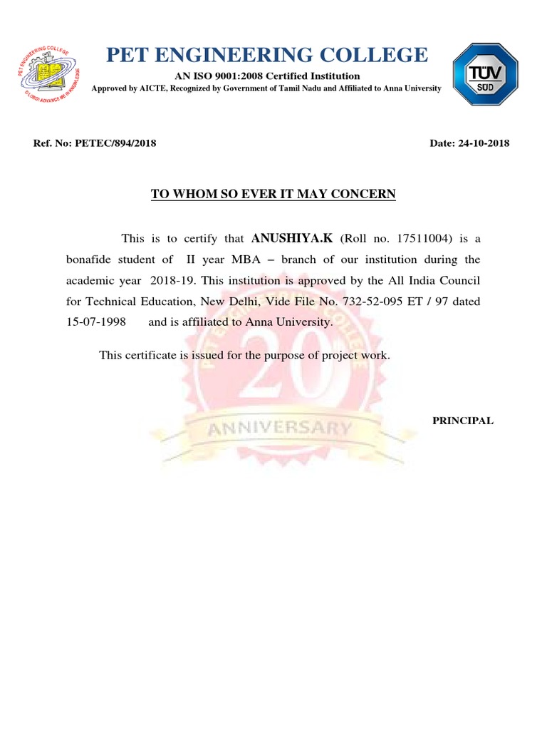 Pet Engineering College | PDF | Business