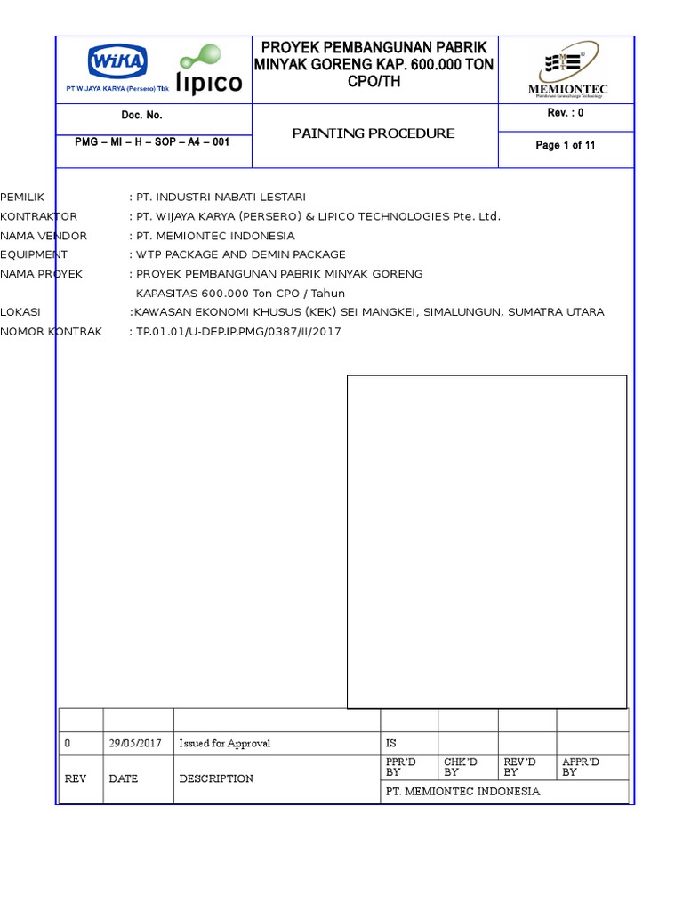 Painting Procedure | PDF