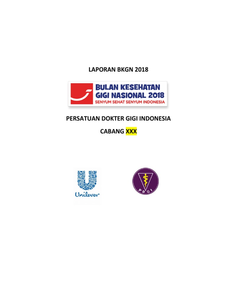 Format LPJ BKGN 2018 (Cabang) | PDF