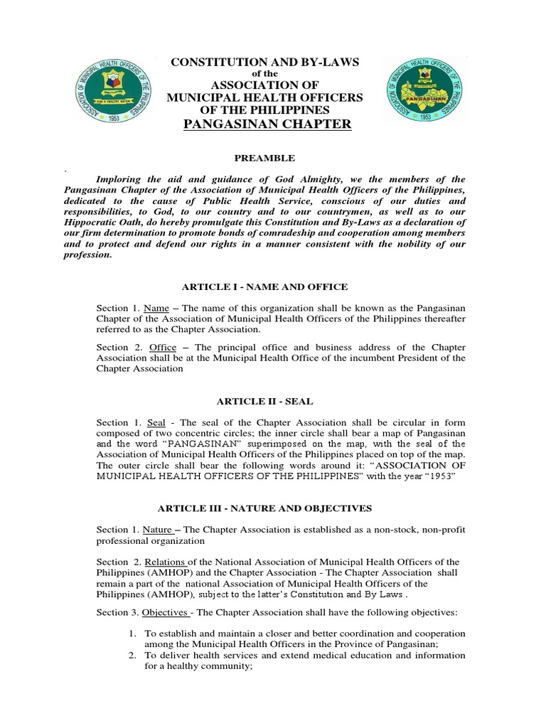 Sample Constitution and Bylaws | PDF | Constitutional Amendment | Quorum