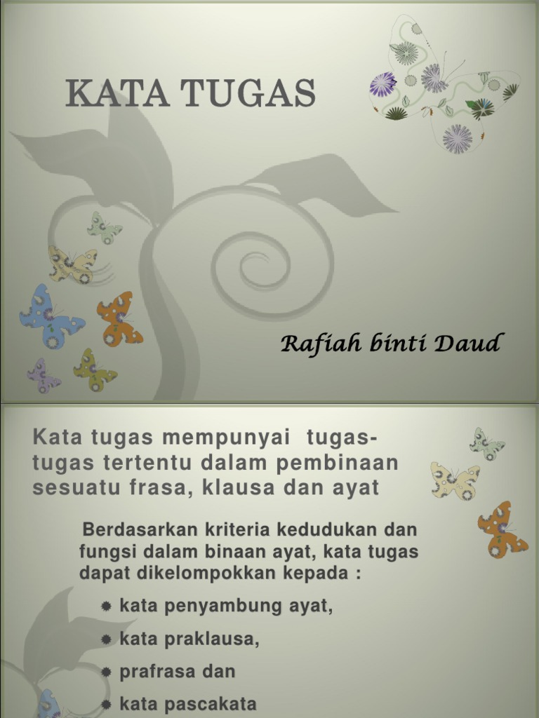 Kata Tugas | PDF