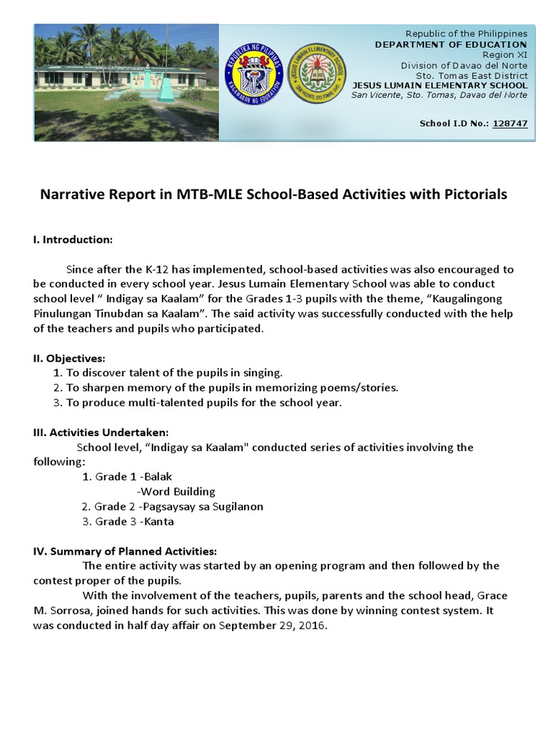 Narrative | PDF | Behavior Modification | Learning