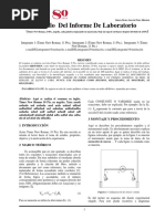 Formato Ieee para Presentación de Informes de Laboratorios | PDF | Física | Laboratorios