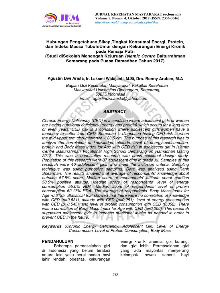 KEK Pada Remaja | PDF