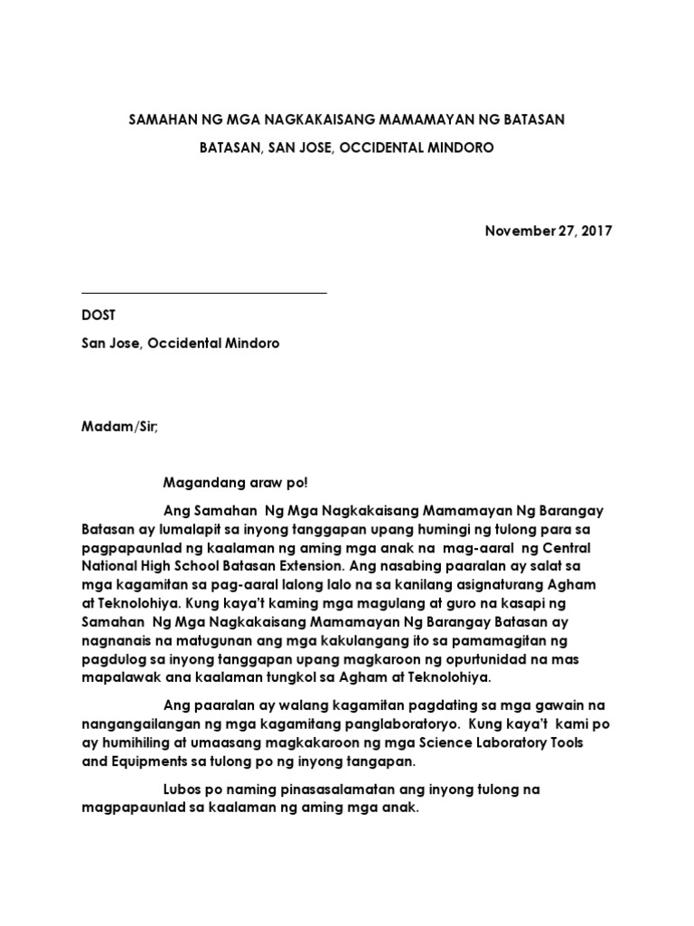 Letter of Intent | PDF