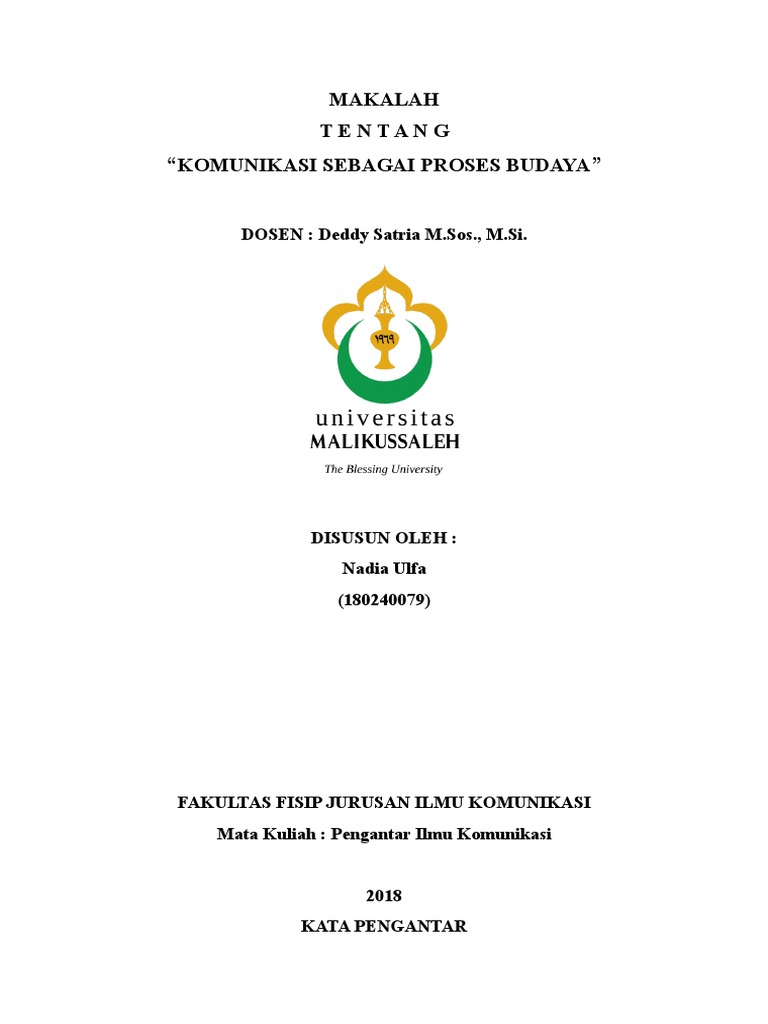 Contoh Cover Mini Research | PDF