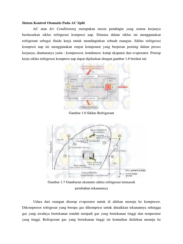 Sistem Kontrol Otomatis Pada AC Split | PDF