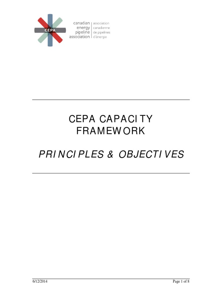 CEPA Capacity Framework 2013 | PDF | Capacity Building | Resource