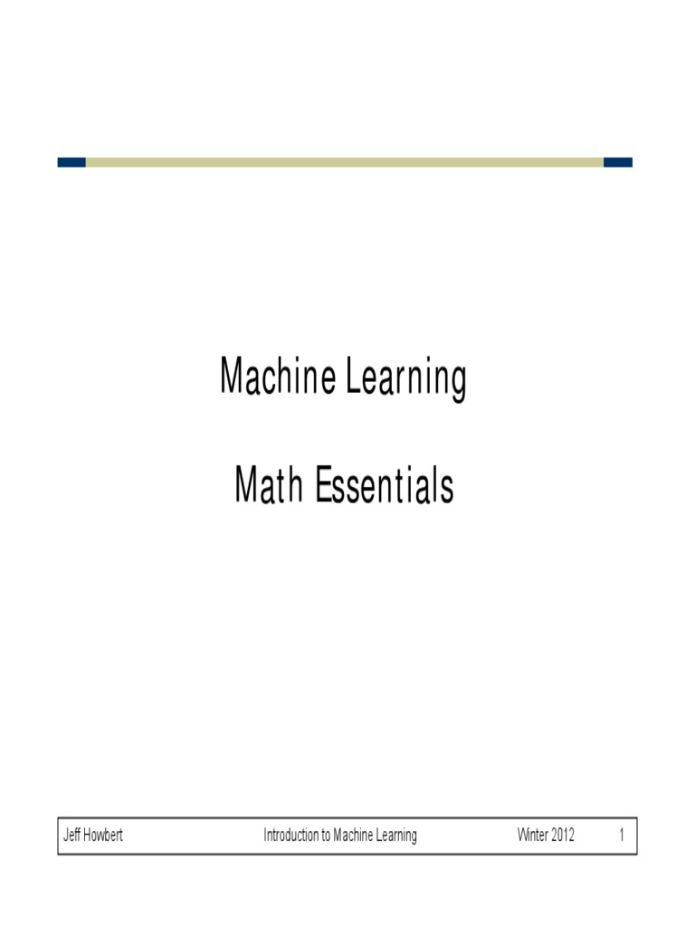 Math Essentials PDF | PDF