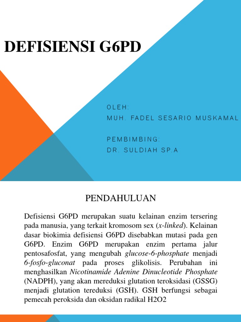 g6pd | PDF