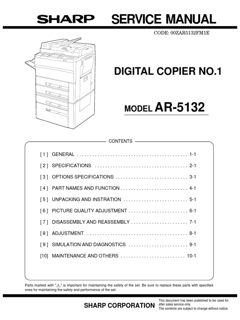 Copier Service Manual | PDF