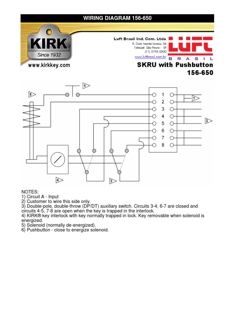 KIRK Wiring Diagram 156-650 | PDF