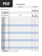 Grafic de Lucru - Foaie Colectiva Cu Prezenta (Pontaj) | PDF