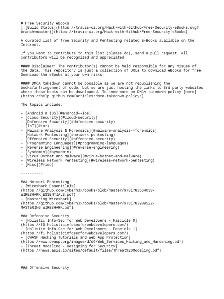 Hbook | Download Free PDF | Security Hacker | Denial Of Service Attack