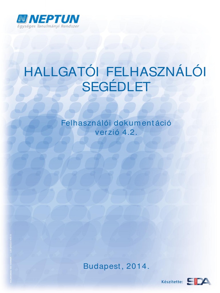 Neptun Kezelés 2015 PDF | PDF