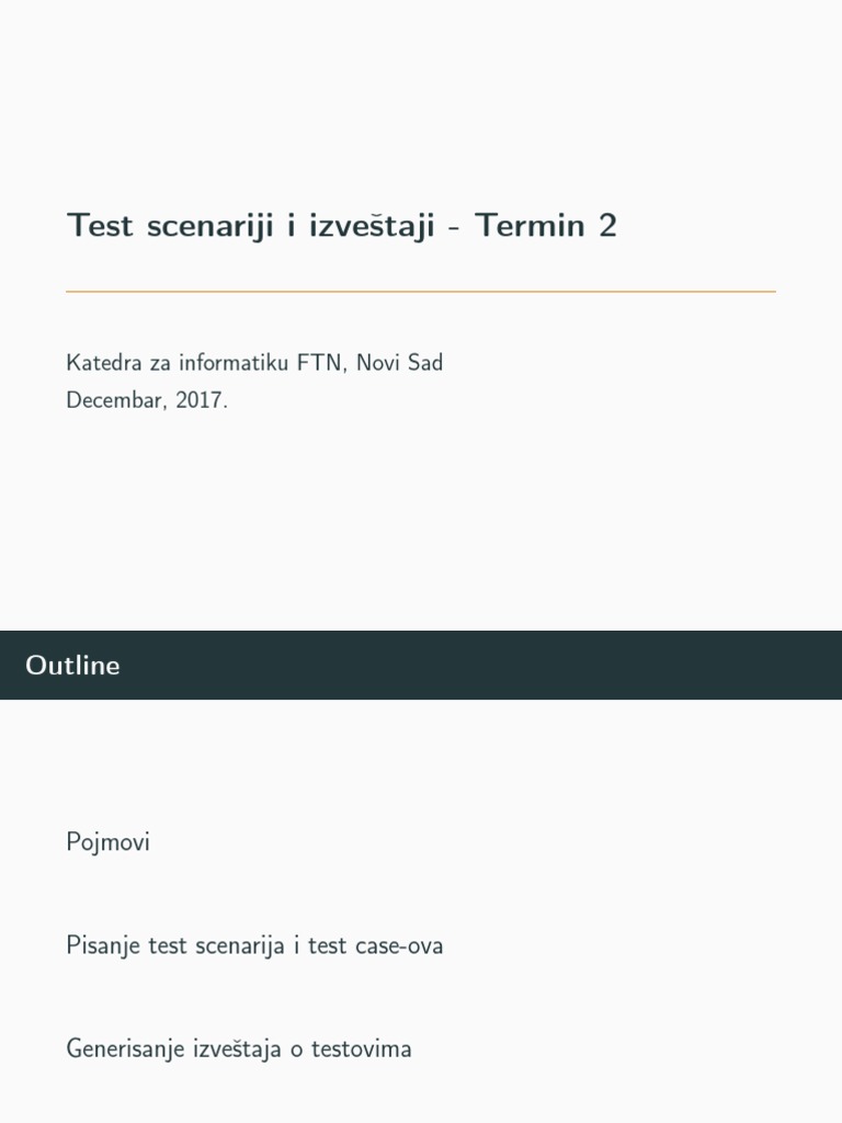 Pisanje Izvestaja | PDF