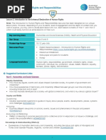 Human Rights Lesson Plan | PDF | Human Rights | Lesson Plan
