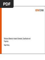 Refractory Materials Specifications | PDF | Refractory | Ceramic ...